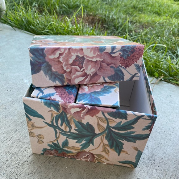 Other | Vintage Floral Photo Album Set Of 3 With Box Victorian ...